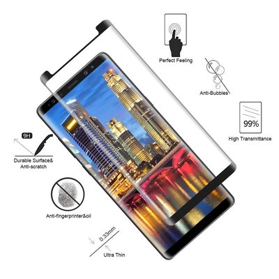 Samsung Sensitive Curved Tempered Glass Screen Protector Case Friendly