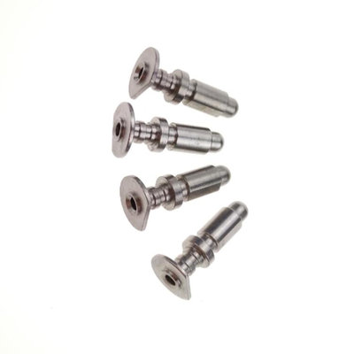 High Polish CNC Lathe Machining Parts Stainless Steel Pins 10 mm Metal Fastener