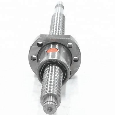 High Efficiency CNC Milling Parts Rotating Nut Ball Screws Oxidation Treatment