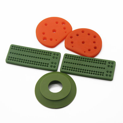 Silicone Sealing Rings Gasket Moulded Rubber Parts , Custom Molded Silicone Parts