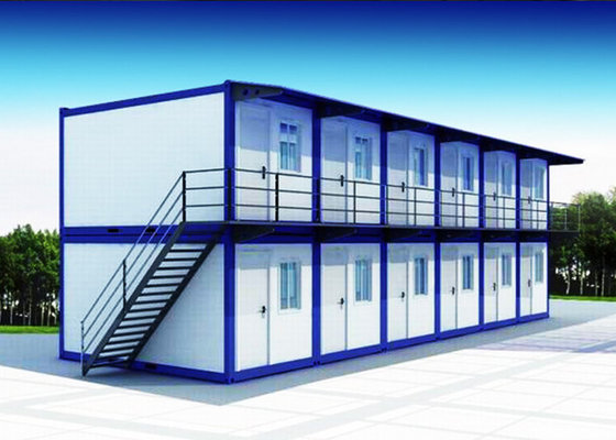 Portable moderno del hogar del contenedor del marco de la estructura de acero para el centro vacacional