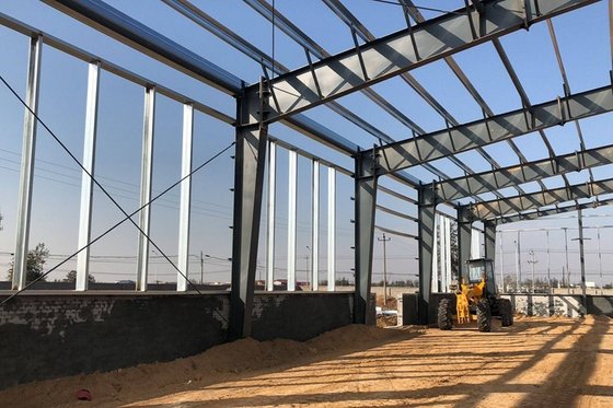 Light Weight Steel Structure Warehouse With Long Life Span High Strength