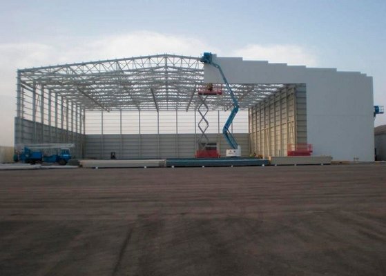Aircraft Parking Prefabricated Steel Structure Hangar