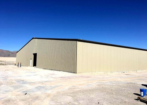 Standard Q355B Q345 Steel Structure Warehouse Painting / Galvanization Finishing