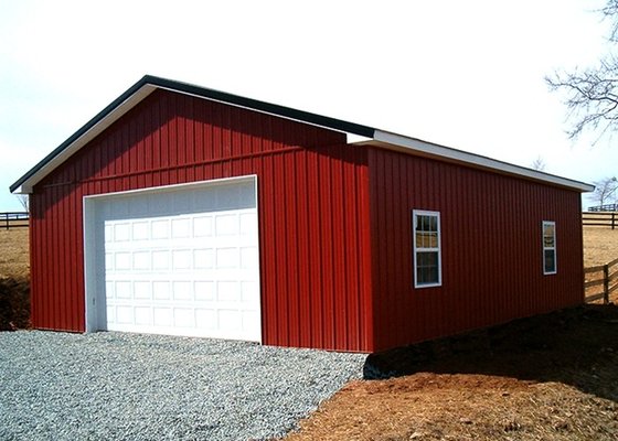 Qualified Steel Structure Warehouse Light Gauge Steel Buildings For Storage