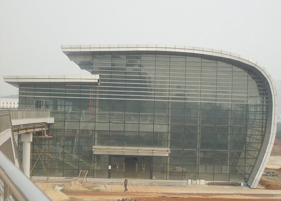 Flexible Commercial Steel Frame Buildings Steel Space Frame Structures Long Using Life