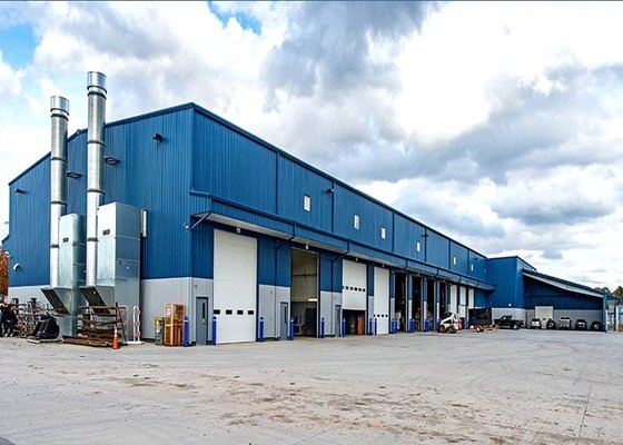 Modern Design Steel Structure Warehouse Sliding Door With Detailed Drawings