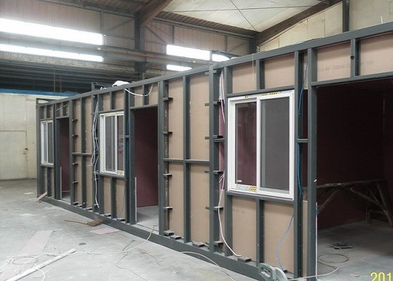Mining Company Steel Shipping Containers / Light Steel Frame Container House