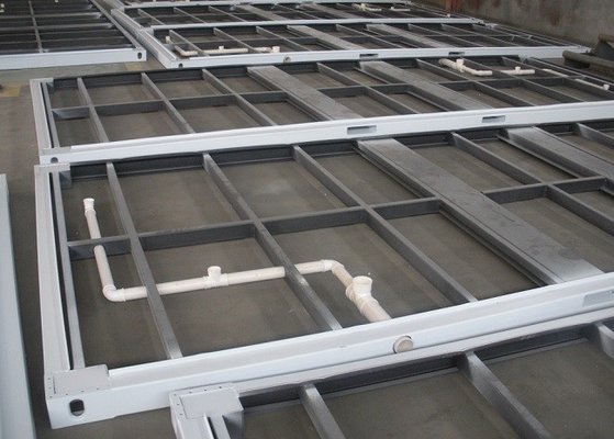 Wind Resistance Flat Pack Containers / Storage Container Homes With Sandwich Panel