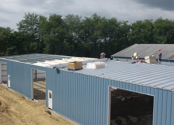Alkyd Painting 50mm Panel Bolt M20 Prefab Steel Workshop