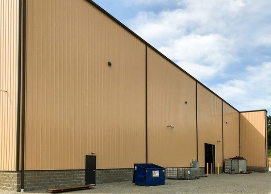 PVC Aluminum Window Q345b Steel Structure Workshop