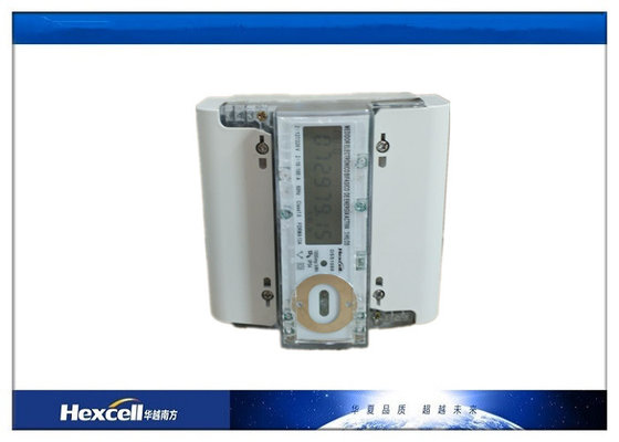 Three Wire DIN Rail Energy Meter Intelligent Smart , Two Phase Electric Meter