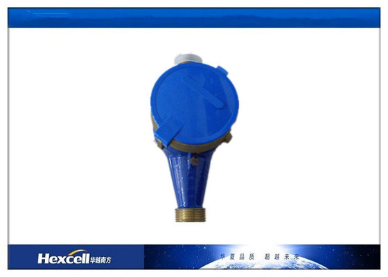 Residential Water Flow Meter Dry Dial 5 Wheel Cast Iron Multi Jet