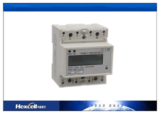 Customized Din Rail Kwh Meter Single Phase 230V Voltage RS485 Modbus