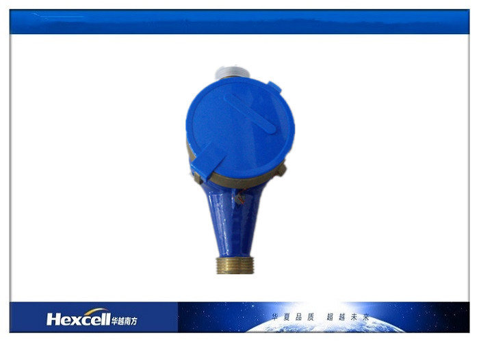 Residential Water Flow Meter Dry Dial 5 Wheel Cast Iron Multi Jet