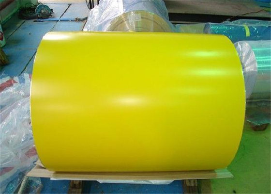 Corrugated Roof / Wall Aluminum Color Steel Coil Strip 0.5MM Thickness