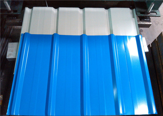 Pre Painted Aluzinc Color Steel Roof Tile Low Carbon Chemical Composition