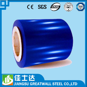 Blue Printed Gi Ppgi Color Steel Coil JISG3302 ASTMA525 0.3mm-1.2mm Thickness