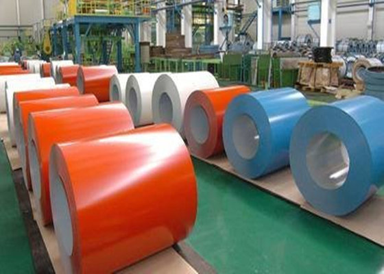 White Brown Color Coated PPGI Steel Coil Steel Roof Panels For Warehouses