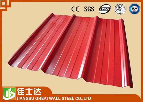 Ral Bright Red Pre Painted Color Steel Roof Tile Composite Roofing Panels