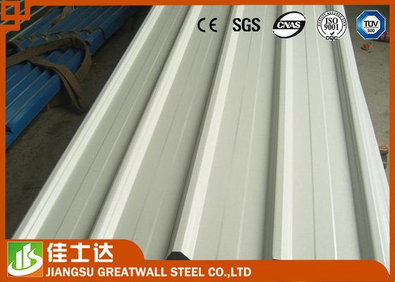 Light Gray Color Steel Roof Tile / Composite Roof Panels 1000mm 1200mm Width