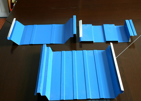 Light Blue Galvanized Corrugated Steel Sheets Steel Roof Tiles CE Approval