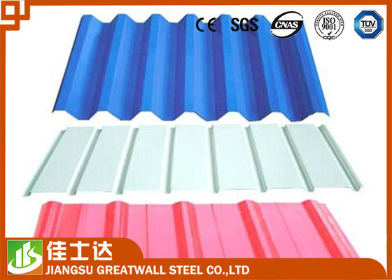 Z30-180 PPGL Color Steel Roof Tile Prepainted Colored Metal Roofing Tile