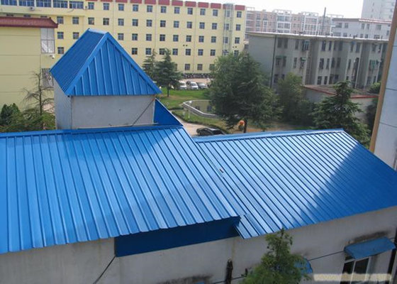 Zinc 80g Long Durability Steel Corrugated Roofing Sheets Metal Roof Tile In Red