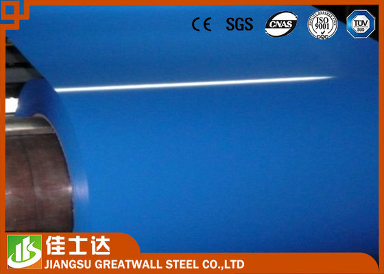 Yellow / Light Gray Color Steel Coil For Warehouse , SGCC DX51D JIS S350 JD+Z