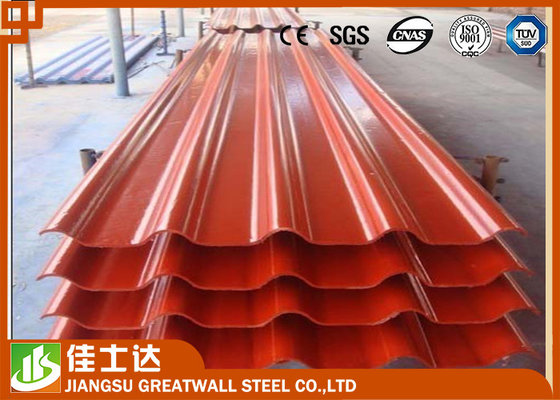 Zinc Steel PPGI Metal Corrugated Steel Sheets Hot Dipped For Roofing 11.8m Length