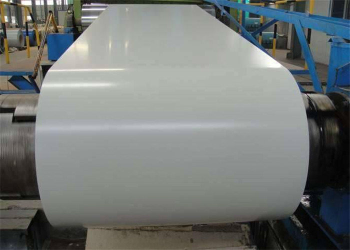 Corrugated Roof / Wall Aluminum Color Steel Coil Strip 0.5MM Thickness