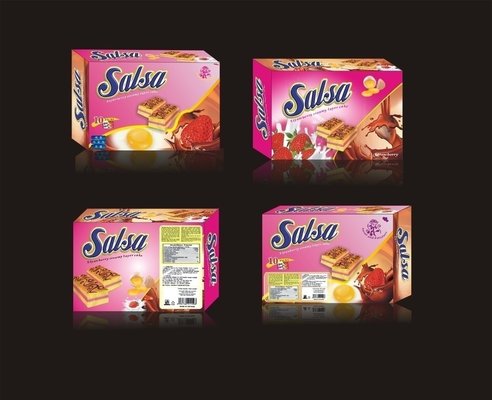 食品包装はボール紙の荷箱の紫外線着色された薄板にされた箱を印刷しました