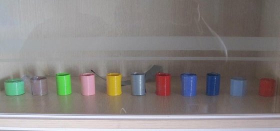 装飾および保護のためのほうきの棒の使用によって印刷される収縮フィルム