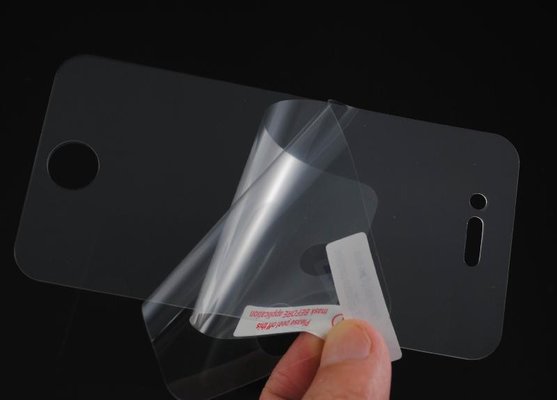 Película protectora del teléfono celular del PVC que corta con tintas para la protección de la pantalla, grueso de 0.3m m