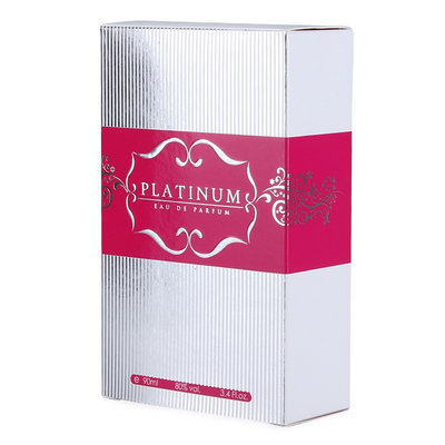 Embossed silver stamping color printing perfume packaging box supplier
