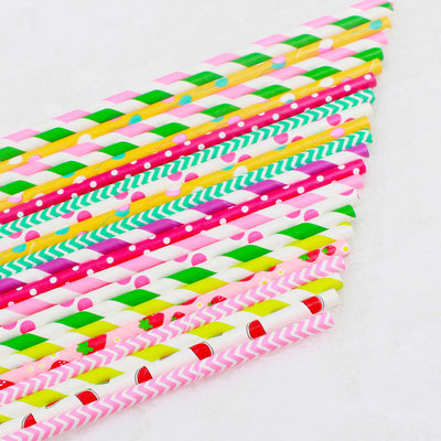 Degradable pulp paper straws 8mm diameter eco-friendly straws for bar birthday party DIY home decorate supplier