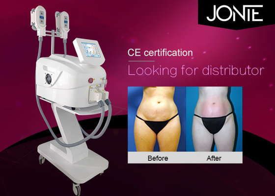 4-6cm fat reduction Cryolipolysis slimming machine / 4 working heads fat freezing / 12 hours non-stop working slimming