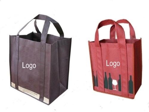 Non woven four bottle wine bag, non-woven bag