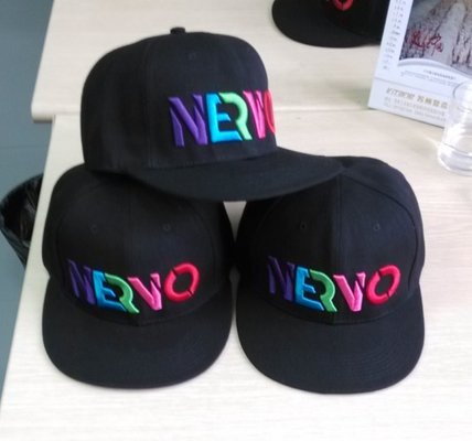 Acrylic letter snapback hat