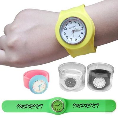 Silicone Slap Watch, unisex watch