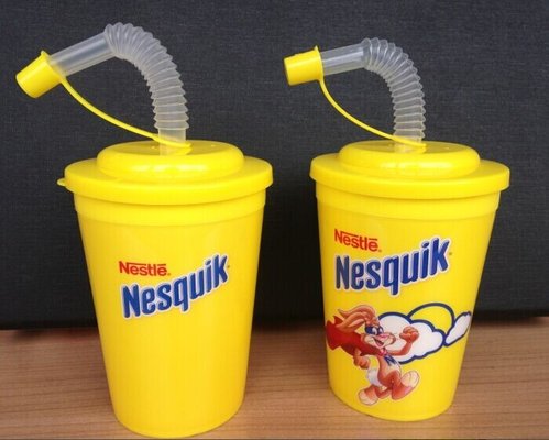 Nestle straw cup