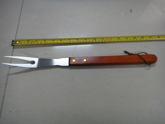 13 ½”Wood handle fork