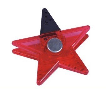 Star shape plastic magnetic clip