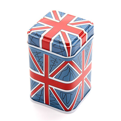 TOM104686 Square tin box with lid