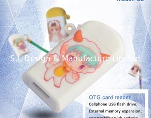 China New Arrival OTG Smartphone USB Flash Drive 4GB, mobile phone usb,cellphone USB Flash Disk supplier