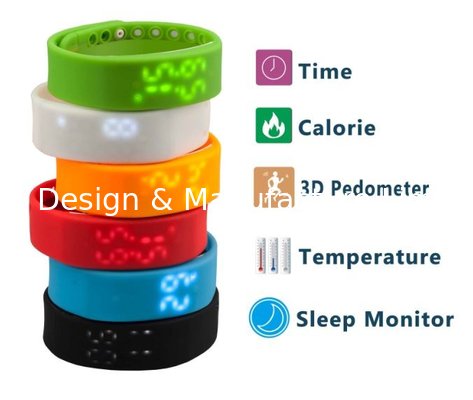 Multifunction 3D USB Pedometer Smart Bracelet  Time + Calorie + Monitor sleep supplier
