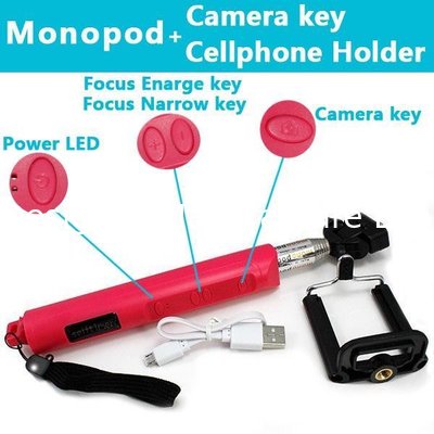 Flexion QuickSnap Extendable Selfie stick with built-in Bluetooth Remote Shutter supplier