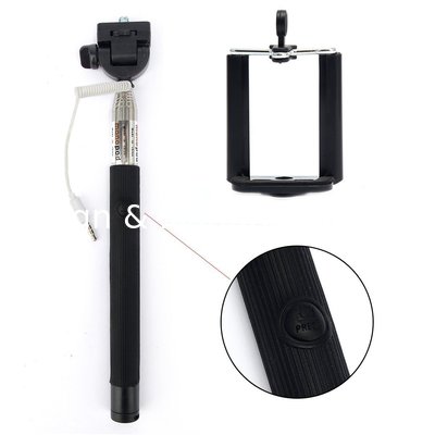 Self Portrait Monopod [Battery Free] Extendable Handled Stick with Adjustable Phone Holder supplier