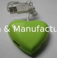 red heart shaped USB Hub supplier