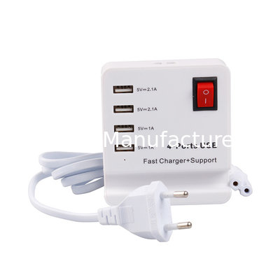 desk fast charger usb power adapter with four usb power ports with cable supplier